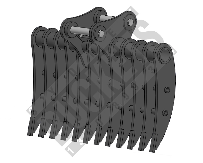 Stick Rake | Excavator Attachments and Accessories | Sydney Buckets